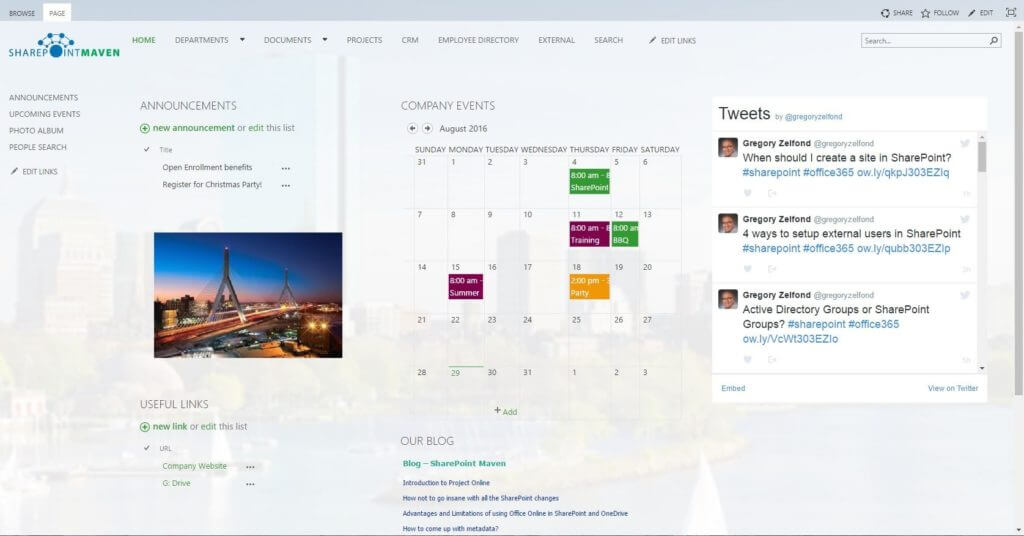 SharePoint Intranet Home Page: 8 Best Practices | ESPC Conference, 2025