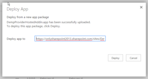 Provider Hosted App in SharePoint Online using Visual Studio 2017 + Deploy Provider Hosted Add ...