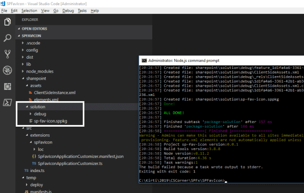 SPFx Application Customizer – How to Change Favicon on Modern ...