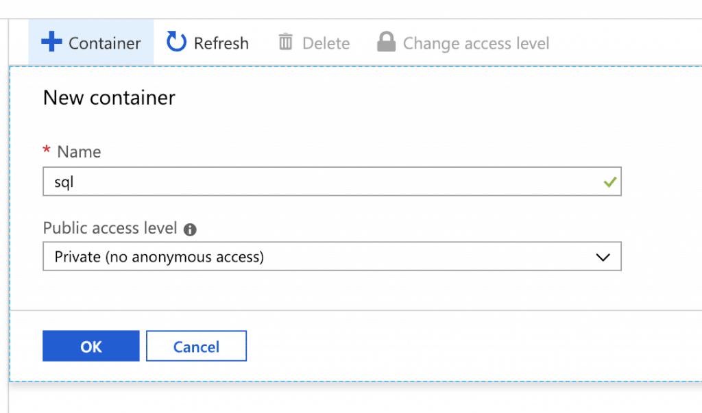 Creating Azure Blob storage account for SQL Server backup and restore ...