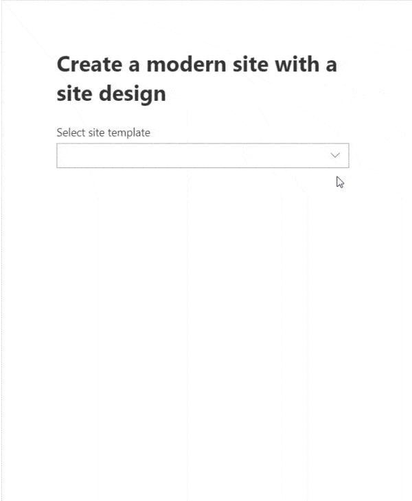 Modern SharePoint site creation with site designs and REST7 | ESPC ...