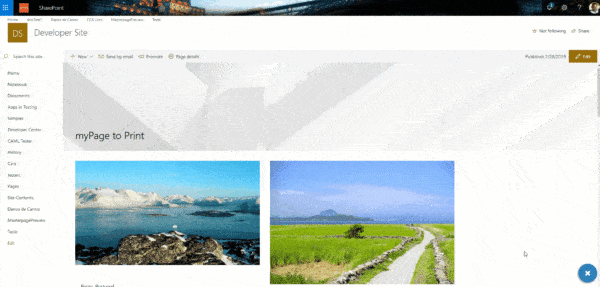 Printing a Modern Experience SharePoint Page | ESPC Conference, 2025
