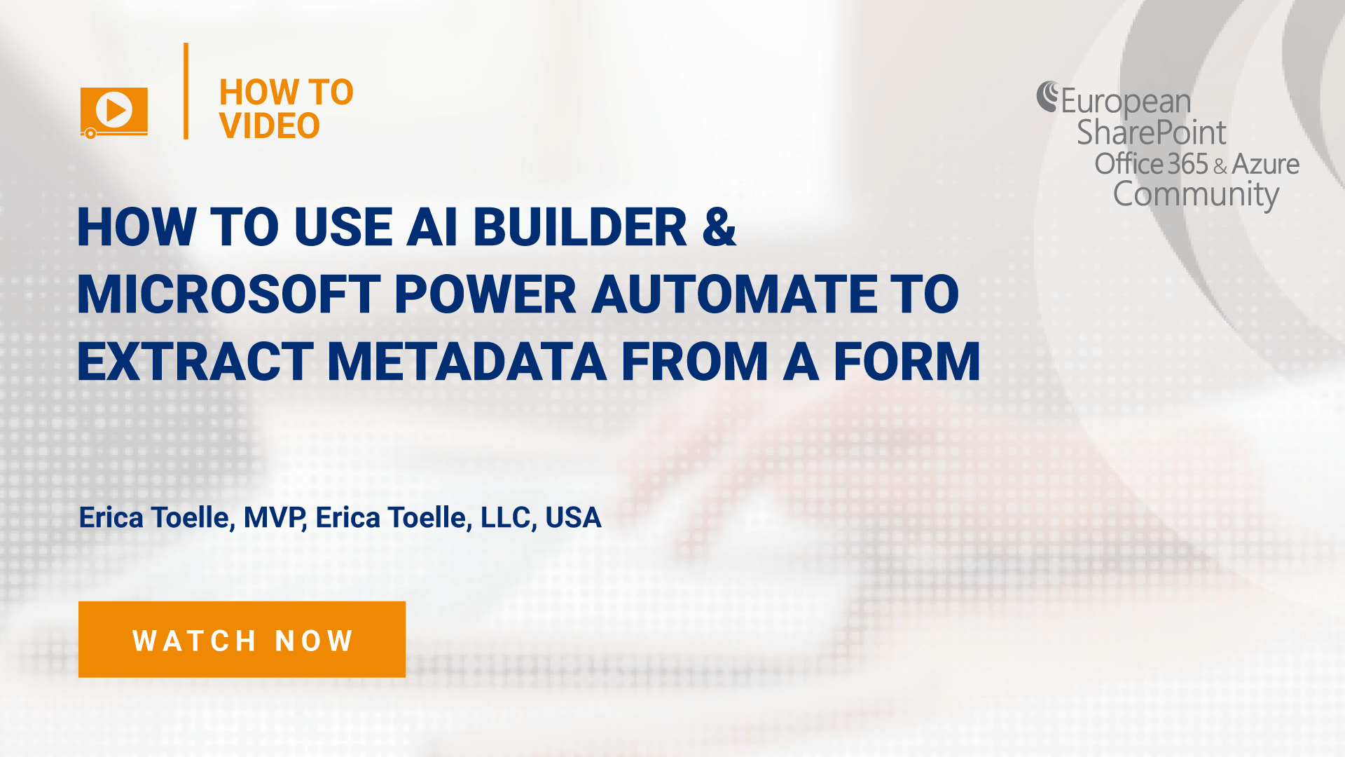 How To use AI Builder & Microsoft Power Automate to extract metadata ...