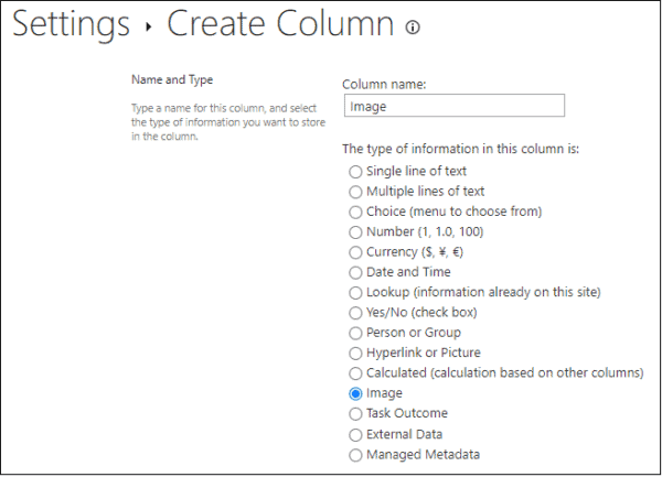 SharePoint Online: All you need to know about New Image column type ...