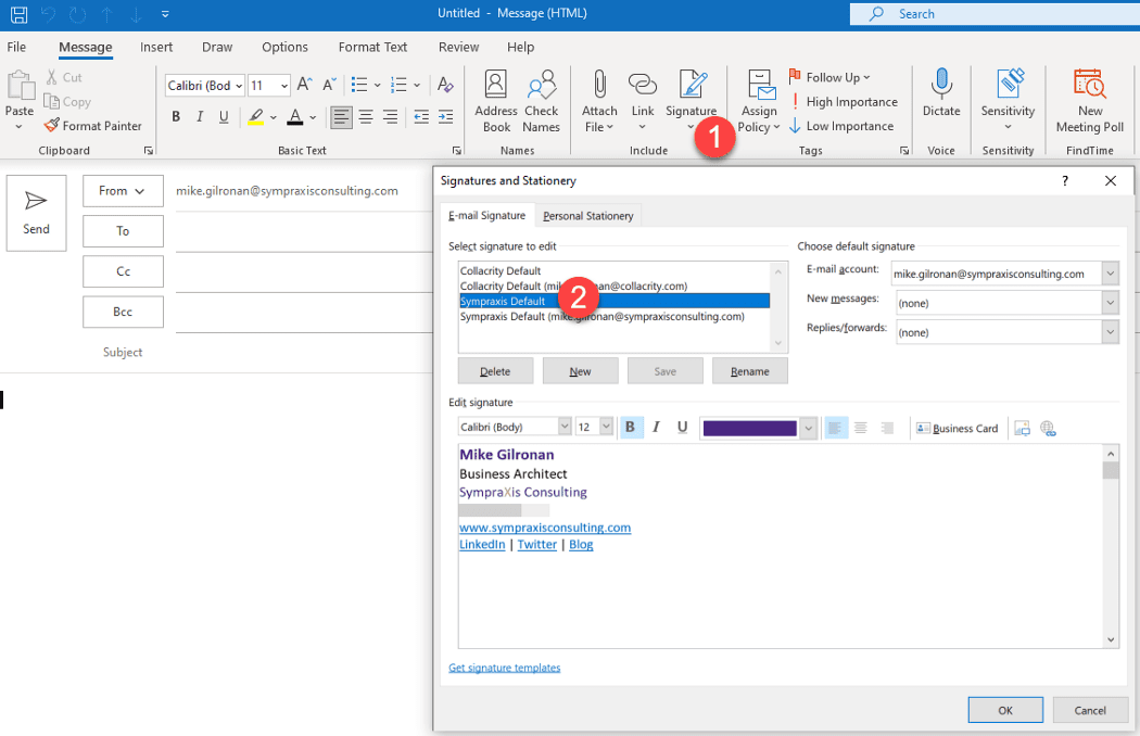 Adding “Chat with me on Teams” to your e-mail sig | ESPC Conference, 2025