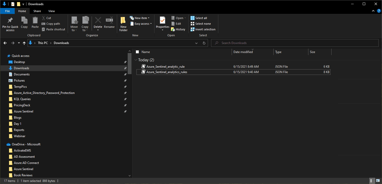 How to Import and Export Azure Sentinel Analytics Rules Using the ...