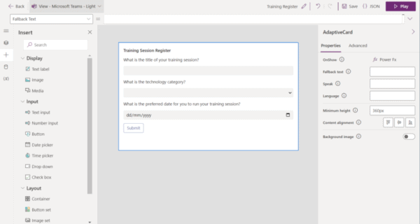 Build powerful Adaptive Card experiences for Teams using Cards for ...