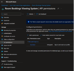 Displaying a room calendar in Power Apps using Graph API | ESPC ...