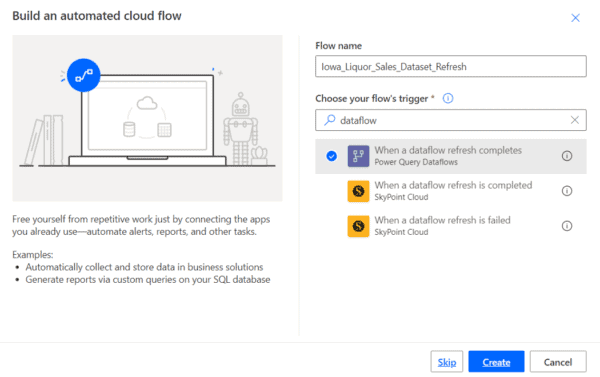 Power BI , Power Automate— auto refresh dataset after dataflow | ESPC Conference, 2025