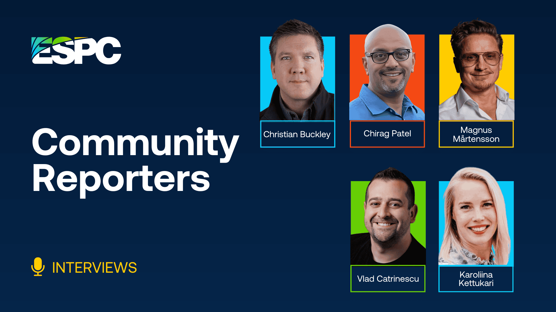 Chirag & Vesa Community Reports Lounge (1) | ESPC Conference, 2026