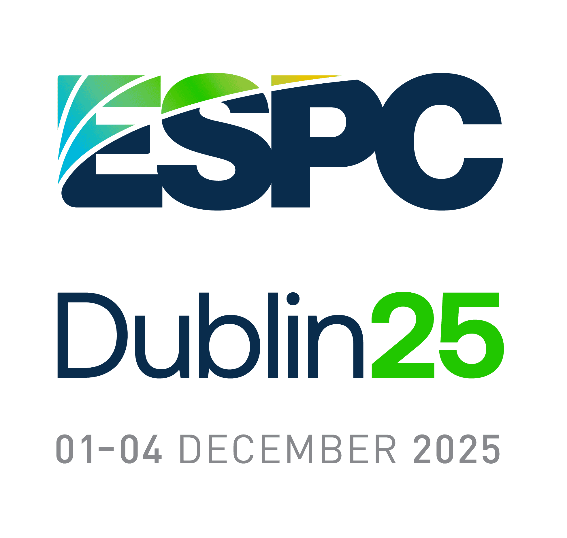 ESPC_Dublin25_logo+date_colour_2025_Stacked | ESPC Conference, 2025